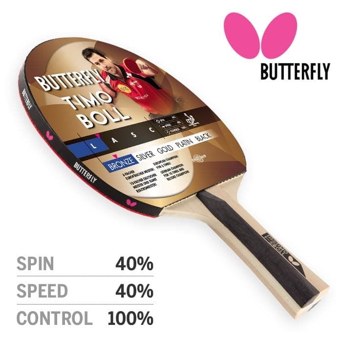 מחבט טנ"ש בטרפליי Butterfly Timo Boll Bronze – בש גל - ציוד ספורט